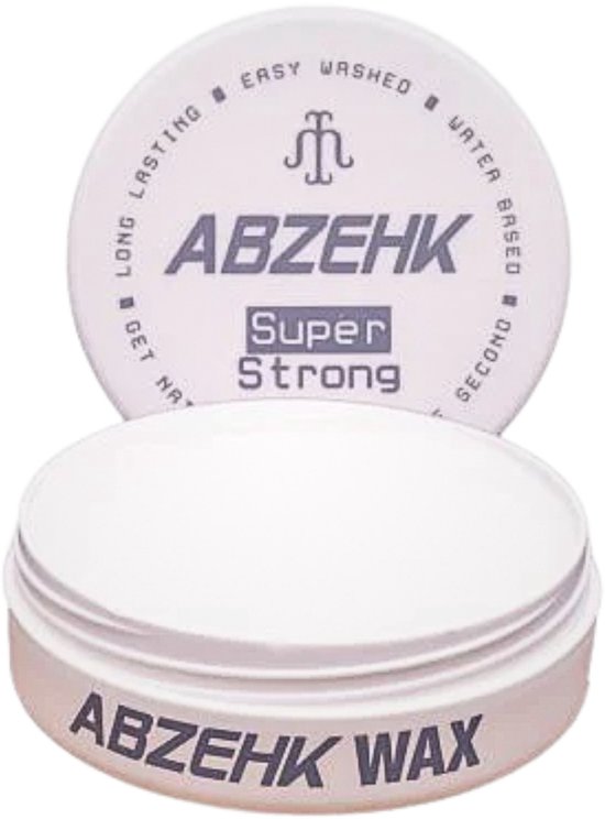 Abzehk - Hair Wax - Grey Super Strong - Matte Styling & Extreme Fixatie ...