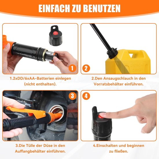 Electric Petrol Pump - Battery Operated Liquid Transfer Pump - Siphon ...