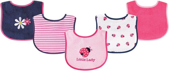 Set van 5 Schattige Slabbers voor Baby's met Print | bol