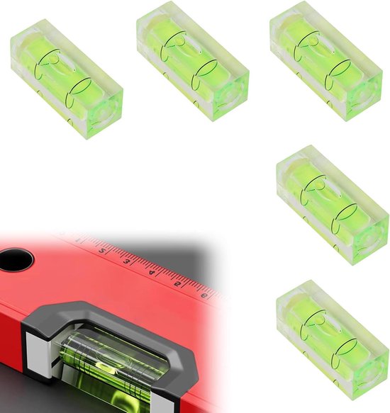 TTGoods - Waterpas libel set voor caravans, camera, meubels - 5 stuks | bol