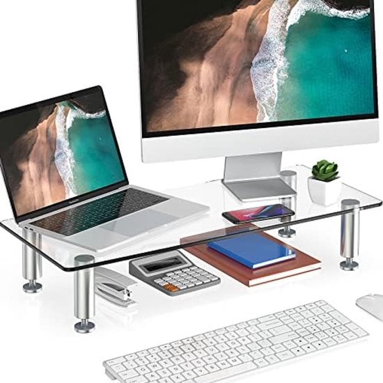 Monitor Standaard – Monitor Verhoger – Beeldscherm Verhoging – Laptop ...