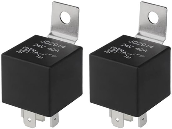5 Pin Car Relay - 24V 40A SPDT Automotive Relay met Metalen ...
