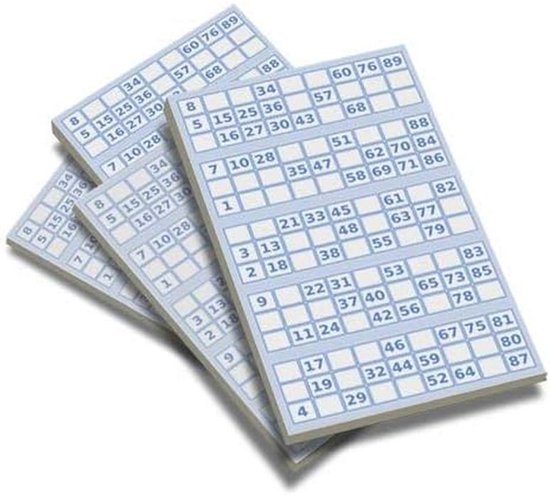 Grote Set Bingokaarten - 4 Pads met 1000 Unieke Spelmomenten | bol