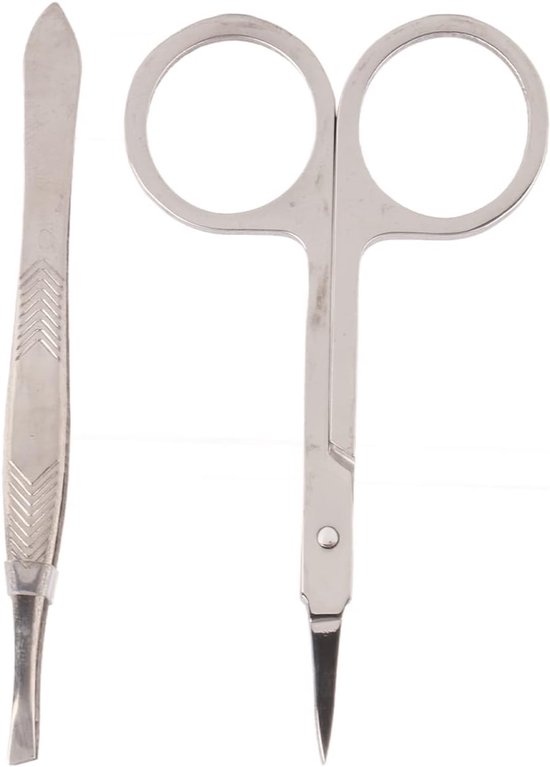 Nose Hair Scissors Set - Inclusief Tweezers voor het Knippen van ...