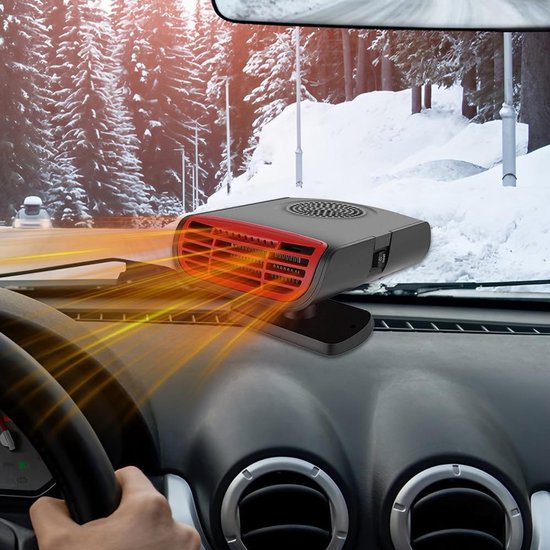 Draagbare 2-in-1 Auto Verwarmer en Ventilator - 12V Voorruit Ontdooier ...