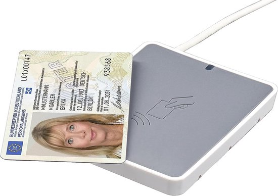 uTrust 3700F Lezer voor eID-kaarten, NFC- en RFID-kaarten | bol