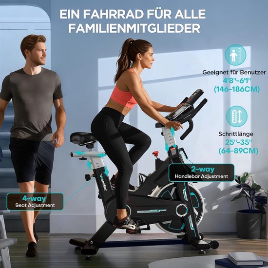 Stille Hometrainer met App Connectiviteit en Ergonomisch Ontwerp | bol