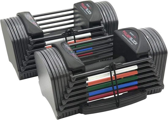 Verstelbare Halters Set 1,5kg tot 11kg voor Krachttraining Thuis | bol