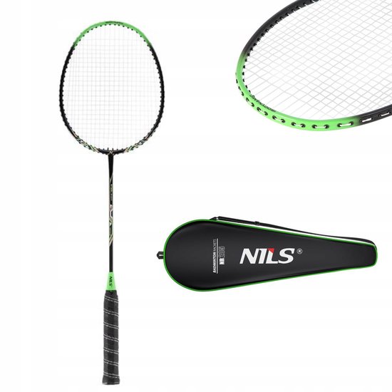 Nils NR205 Badmintonracket Aluminium Isometrisch - Inclusief schoffels ...