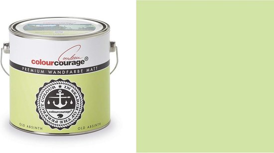 Colourcourage Muurverf 2,5 L - Geurloze Binnenverf met Hoge Dekking ...