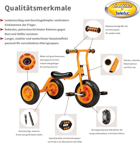 Driewieler tandem taxi | bol