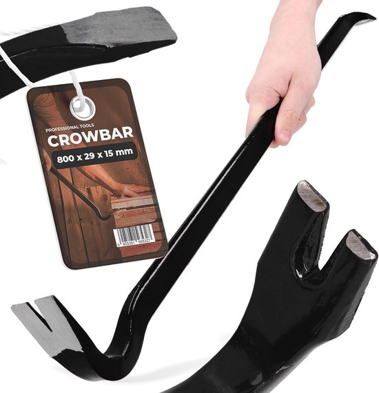 Multifunctionele Koevoet 80cm met Spijkertrekker en Demontagehevel voor ...