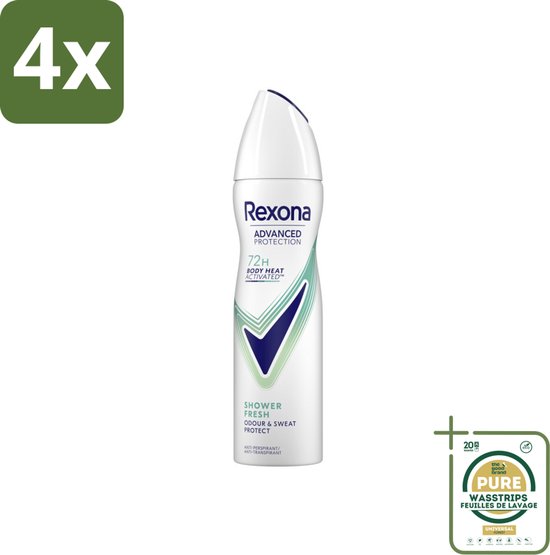 Rexona - Deodorant Spray - Advanced Protection - Shower Fresh - Anti ...