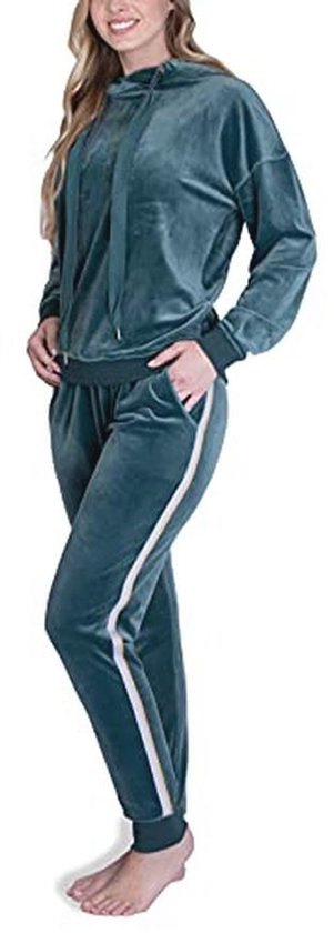 Comfortabel velours huispak voor dames | bol