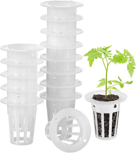 20pcs Hydroponic Pots - Plant Basket Hydroponics - Hydroponics Baskets ...