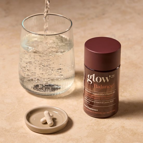 Glow25® Balance | 3-in-1 Pre-, Pro- & Postbiotica | voor een rustige ...