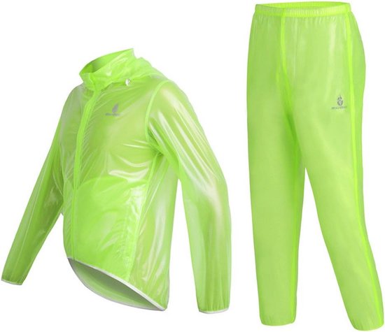 Lichtgewicht Fiets Regenpak voor Heren en Dames - Waterdicht en ...