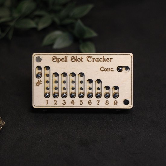 Tavarnan Gaming - Spell Slot Tracker voor Wizard class in Dungeons ...