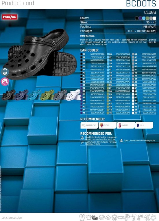 EVA heren klompen - Dubbele functie hielband klompje - Veelzijdige ...