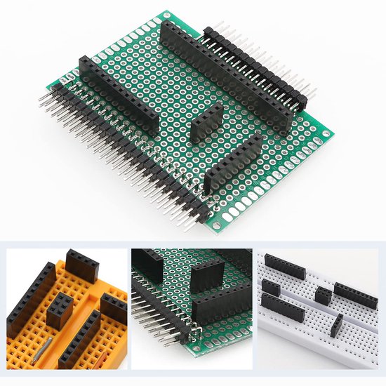 112 Stuks 2.54mm Breakaway PCB Board Pin Header Connector voor Arduino ...