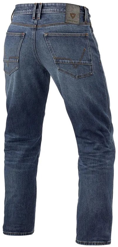 REV'IT! Jeans Lombard 3 RF Medium Blue Stone L36 Motorcycle Jeans ...