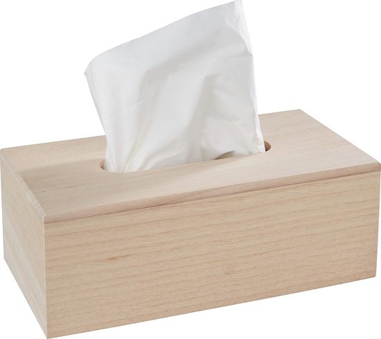 Houten Doos voor Cosmeticadoekjes - Praktische Doekdispenser | bol