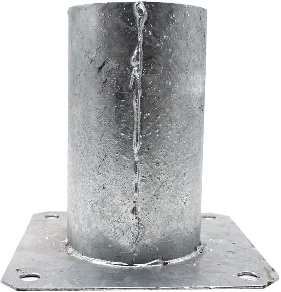 Ronde Palendragers voor Houten Palen - Verpakking van 4, Metalen ...