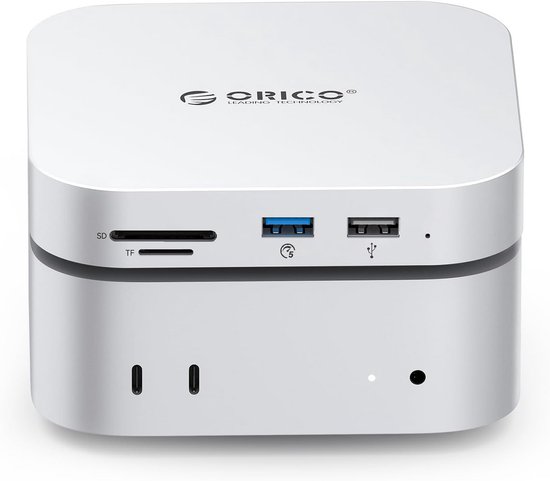 8-in-1 USB-C Dockingstation en Externe SSD Behuizing voor Mac mini M4 | bol
