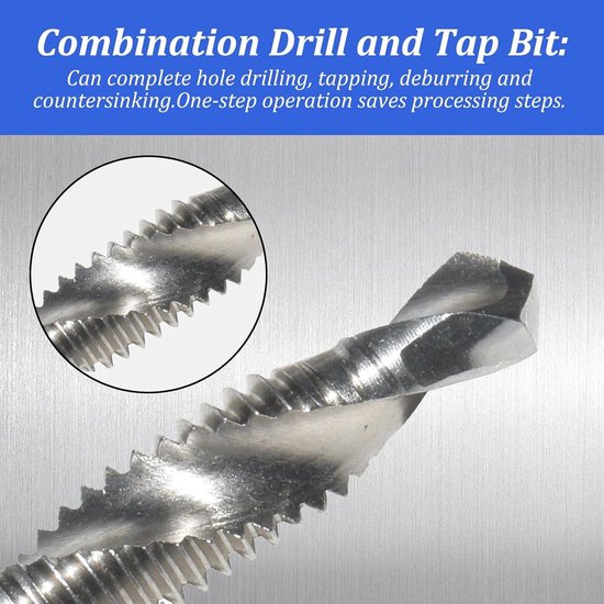 2 stuks schroefdraadsnijder set voor M6 bouten - hoge hardheid ...