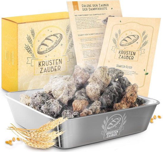 Brood Bakoven met Lavasteen en Stoomkom voor Knapperig Brood | bol