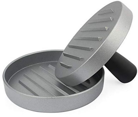 Kwart Pounder Hamburgerpers Aluminium met 100 Waspapier - Anti ...