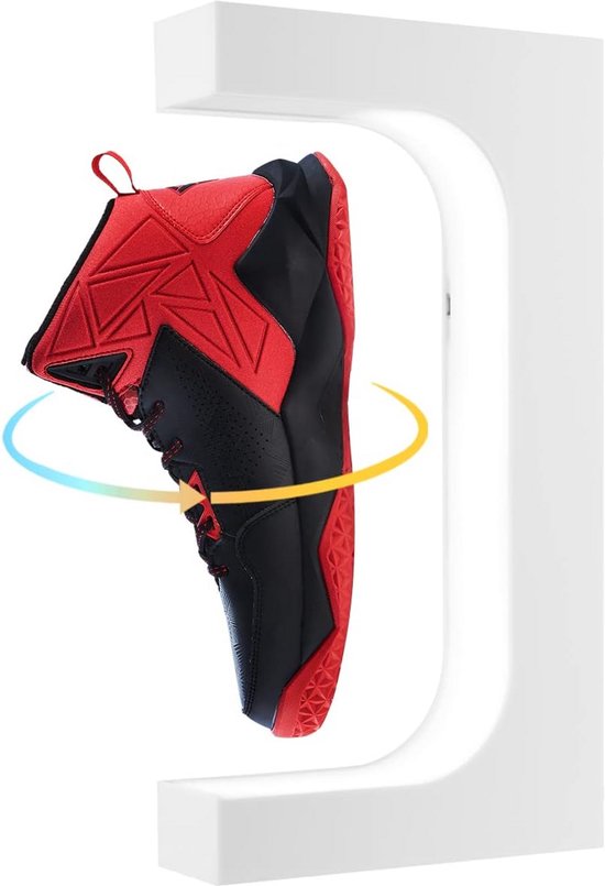 Zwevende Sneaker Display Standaard met Roterende Magnetische Levitatie ...