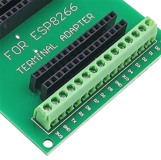 2 Stuks ESP8266 Breakout Board GPIO 1 naar 2 Terminal Adapter voor ...