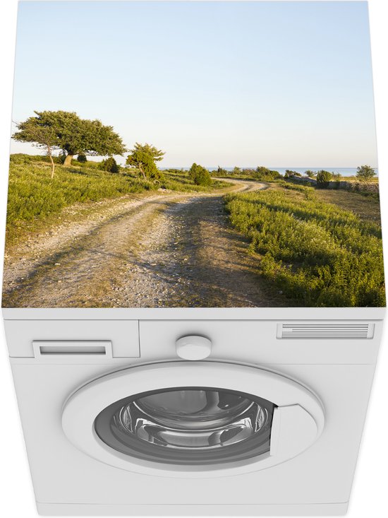 Protège machine à laver - Tapis de machine à laver - Eté - Route - Mer ...