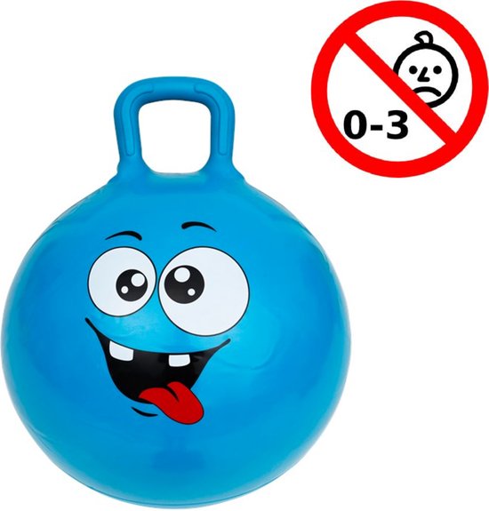 In Round Skippybal Set – ø 45 cm – Roze en Blauw – 2 Skippyballen ...