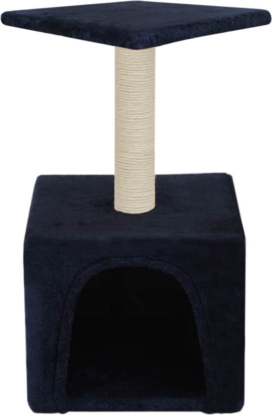 VDXL Kattenkrabpaal met sisal krabpaal 55 cm donkerblauw | bol.com