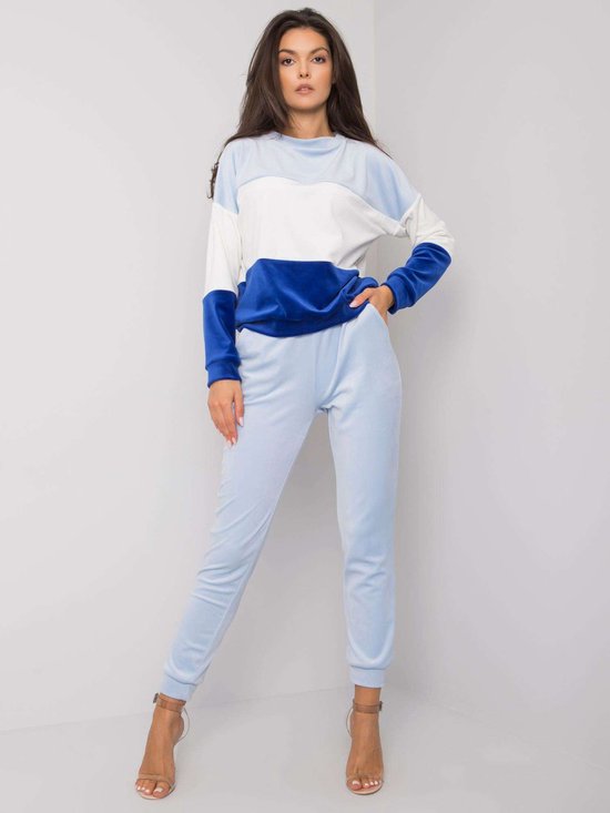 Licht Blauwe Dames Velours Huispak Maat M | bol