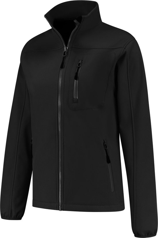 Ardy's Dames Softshell Jas Zwart - Outdoorjas - XL | bol