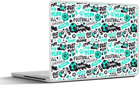 Laptop sticker - 13.3 inch - Patronen - Voetbal - Sport - Jongens ...