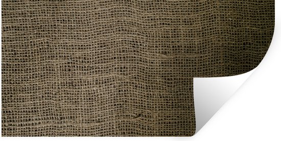 Muurstickers - Sticker Folie - Jute - Bruin - Licht - 160x80 cm ...
