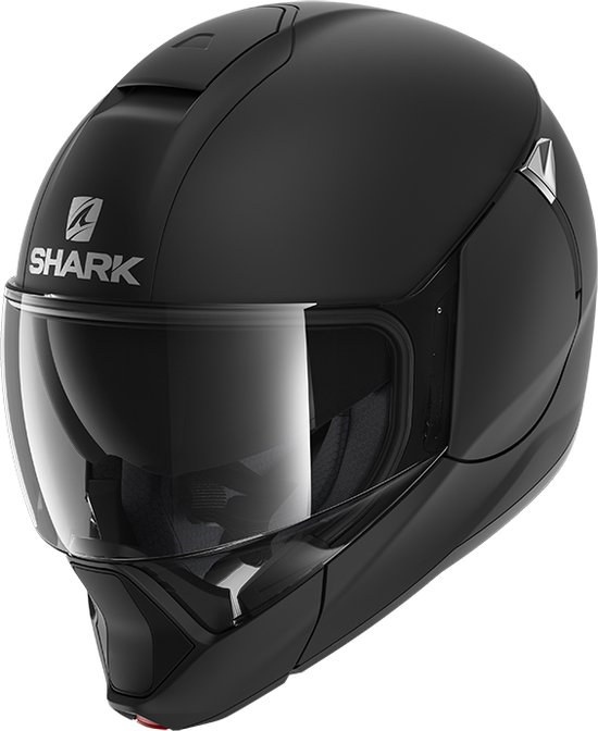 SHARK EVOJET BLANK Motorhelm Systeemhelm Mat Zwart Mat - Maat XS | bol