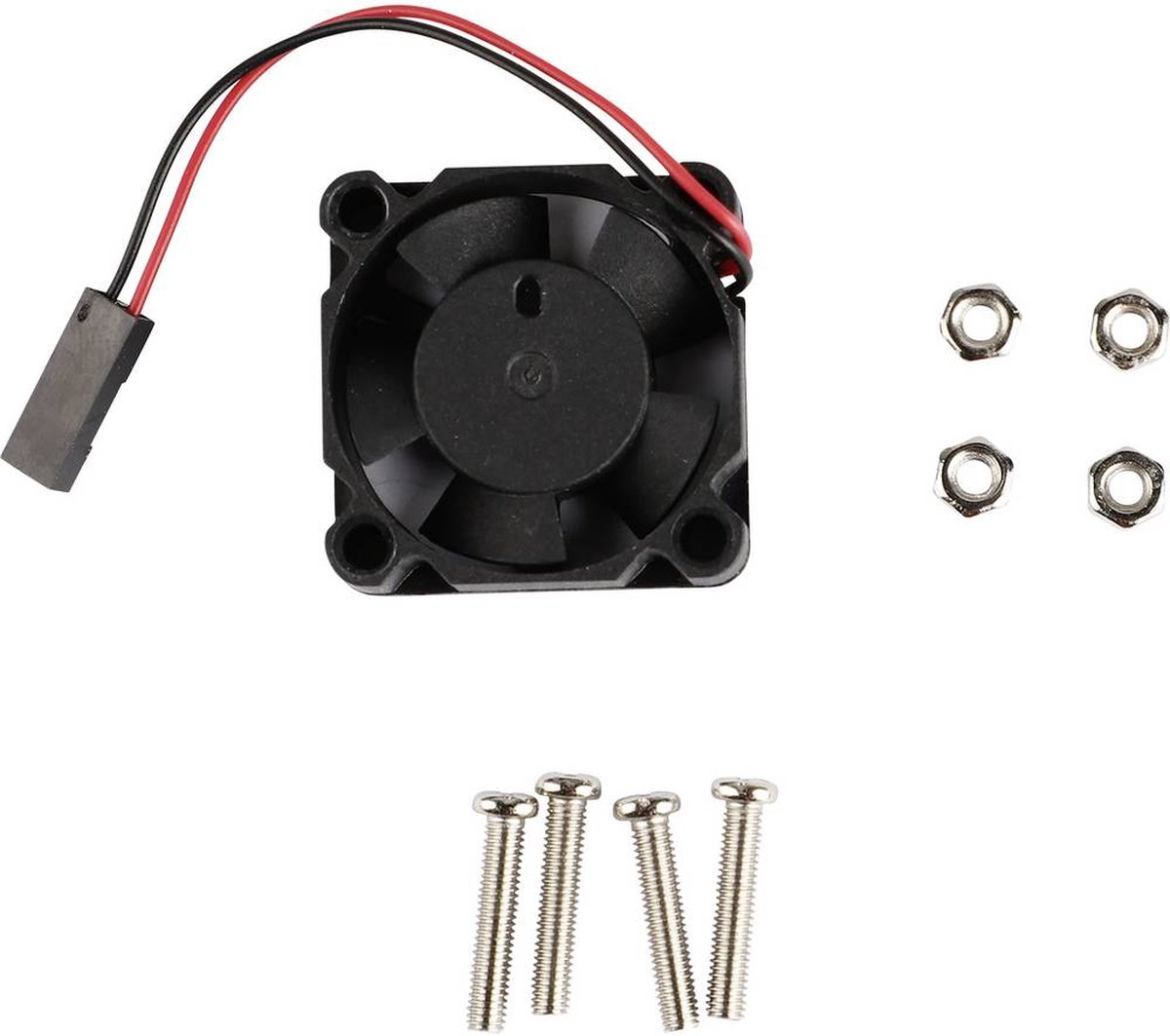 Actieve ventilator Geschikt voor serie: Raspberry Pi, Rock Pi, Banana ...