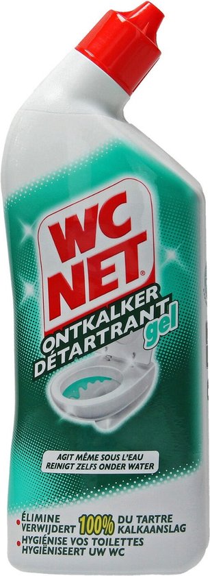WC Net Gel Ontkalker WC Reiniger (Voordeelverpakking) - 6 x 750 ml | bol