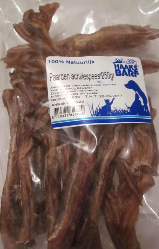 Hondensnacks 250 gr | Haaks Barf Paardenachillespees | bol.com