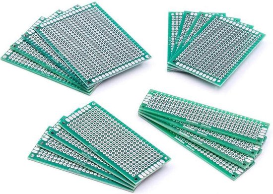 AZDelivery 16 x PCB Board Set Hole Grid Board compatibel met Arduino ...