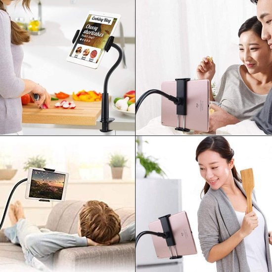 Universele Tablet / Smartphone Houder 360° draaibaar flexibele lange ...