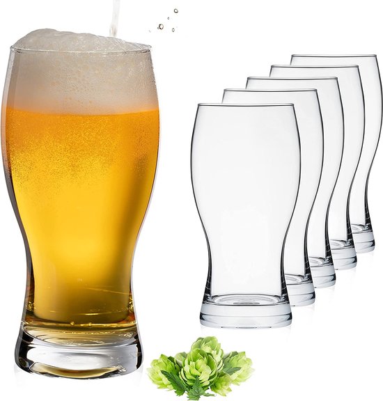 Bierglazen – beer glas - set - duurzaam – luxe bierglazen set | bol