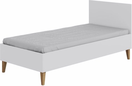 Bed Kacper wit zonder lade zonder matras 160/80 | bol.com