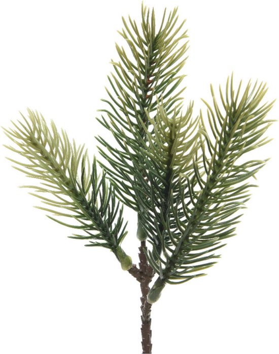 6x Groene kersttakken / dennentakjes 23 cm kerstversiering - Groene ...