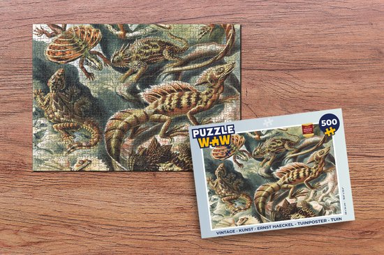 Puzzel Vintage - Kunst - Ernst Haeckel - Salamanders - Dieren ...
